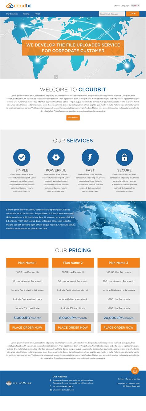 Files Uploading Service Website Design On Behance