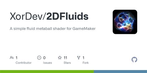 Github Xordev2dfluids A Simple Fluid Metaball Shader For Gamemaker