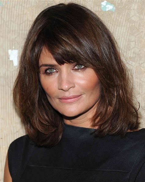 Long Layered Haircuts Side Swept Bangs