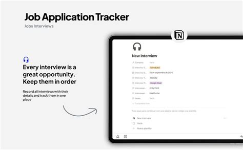 Job Application Tracker Notion Template Job Search Interview Tracking Dashboard For Networking