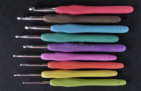 Crochet Needle Stock Image Image Of Craft Interlock 96113497