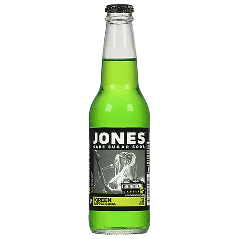 Jones Cane Sugar Soda Green Apple Flavor 12 Fl Oz Caseys Foods