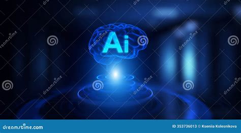 Ai Brain Visualization And Machine Learning For Digital Transformation Business And Technology