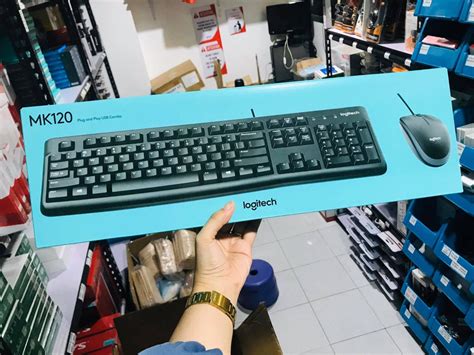 Logitech Mk120 Corded Keyboard Mouse Combo Computers And Tech Parts