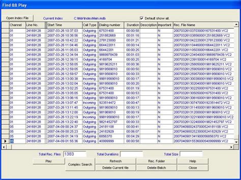 Telephone Call Recording Device Two Line Call Recorder
