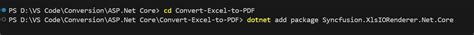 Convert An Excel Document To Pdf In Asp Net Core Syncfusion