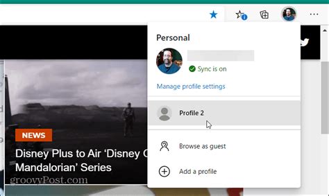 How To Add A Second User Profile To Microsoft Edge
