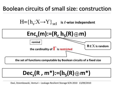 Ppt Leakage Resilient Storage Powerpoint Presentation Free Download