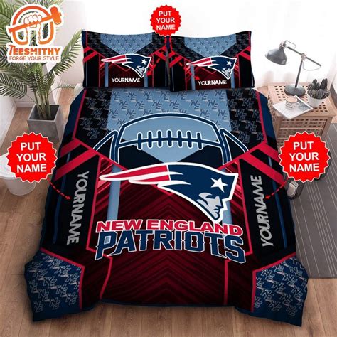 Nfl New England Patriots Custom Name Special Bedding Set Teesmithy
