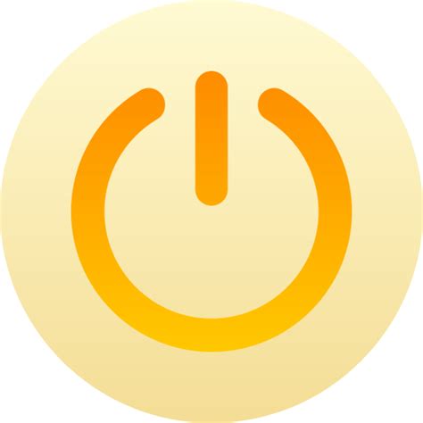 Power On Generic Flat Gradient Icon