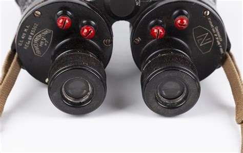 World War 2 British Nil No 5 Mk 5 Bino Prism 7x50 Binoculars M1