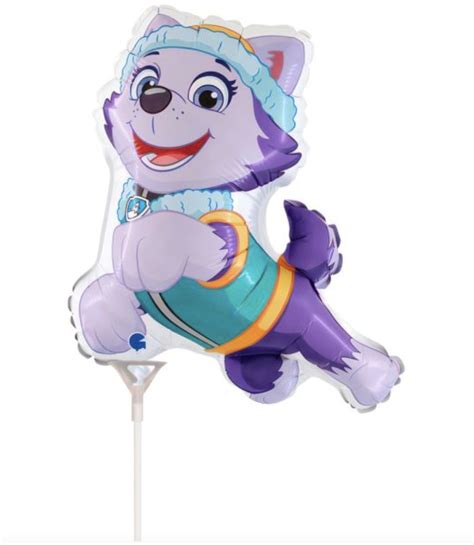 Балон фолио Paw Patrol Пес Патрул Еверест 35 см пръчка