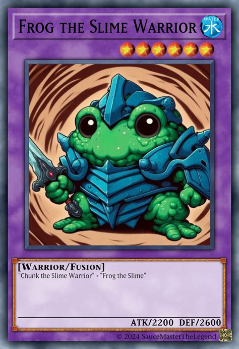 Frog The Slime Warrior Yu Gi Oh By Saucemasterthelegend On Deviantart