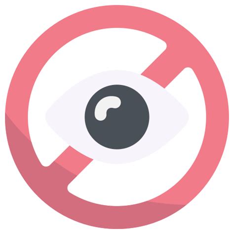 Hide Generic Flat Icon