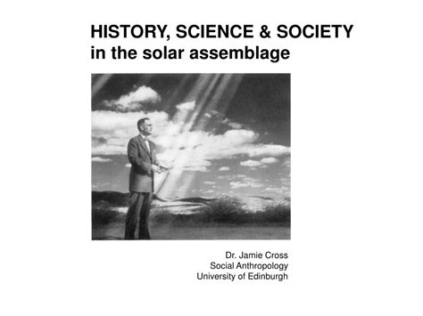 Ppt History Science And Society In The Solar Assemblage Powerpoint