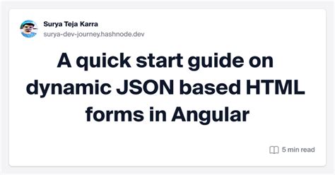 learn about formly js a form builder library surya teja karra posted