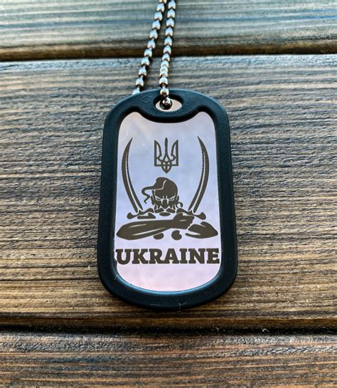 Жетон армійський глянсовий, товщиною 1,5 мм з лазерним гравіюванням 19 ...