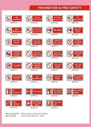 Red Fire Safety Signs For Industrial In Mumbai ID 2851818988197