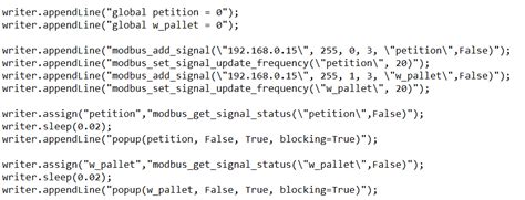 How To Read Holdings Registers With Modbus Tcp Ip Communication Urscript Universal Robots