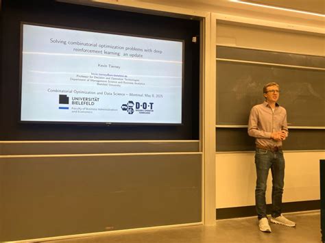 Kevin Tierney Talked At The Centre De Recherches Mathématiques Crm