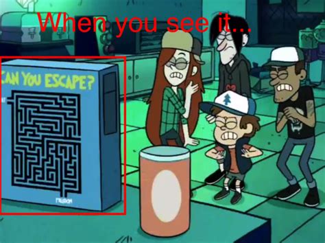 Can You Escape Gravity Falls Know Your Meme