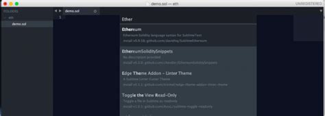 Ethereum Solidity Language Syntax In Sublime By Tech Geek Medium