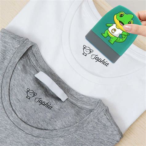 개구리 맞춤형 아기 이름 스탬프 Diy 어린이 이름 도장 학생 의류 보안 이름 스탬프가 쉽게 바래지 않음 예술 및 공예 Diy 장난감