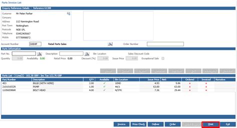 📝 How Do I Print A Parts Pro Forma Pinewood Technologies Plc