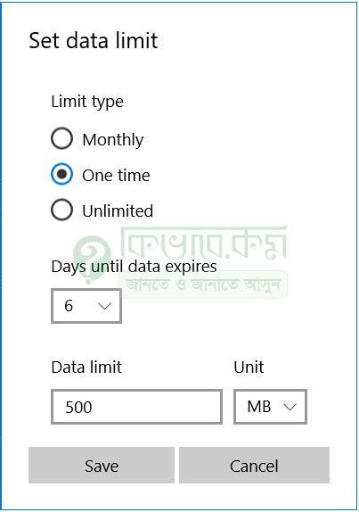 How To Limit Data Usage On Windows 10 Wifi Data Limit