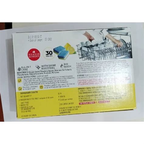 Ifb Essentials Dishwasher Tablets At ₹ 800 Box Dishwasher Tablets In Noida Id 2852298198388