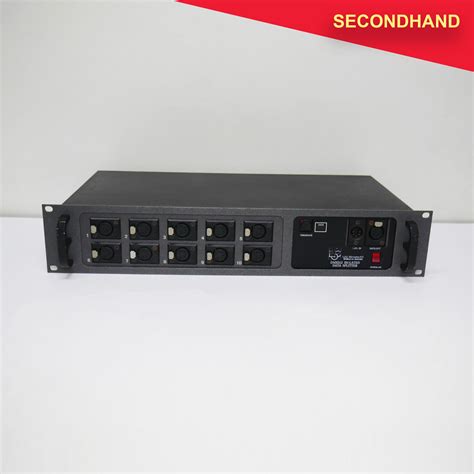 Lsc Mdrx 10 Way Dmx512 Isolated Data Splitter 2ru Rack Mount 5 Pin Xlr