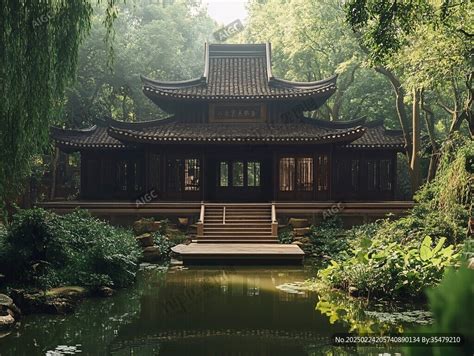 Ai创作图冶春水绘阁 湘湖清雴轩 曲院风荷园林 江南园林水榭 江南园林的水榭 中式园林亭台楼阁 静思园素材 古隆中静轩 浣笺亭图片素材下载 古猗园建筑 西泠印社标志性建筑 园林亭台楼阁设计