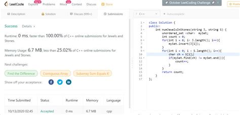 Mohit Goyal On Linkedin Just Finished Leetcode 771 Jewels And Stones