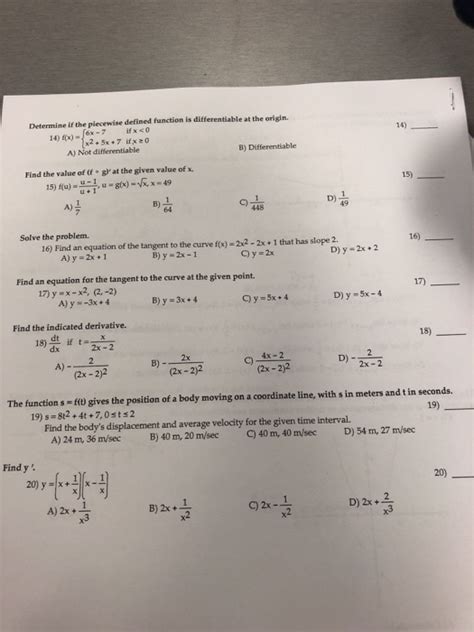 Solved Determine If The Piecewise Defined Function Is