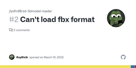 Cant Load Fbx Format · Issue 2 · Jtydhr88sd 3dmodel Loader · Github