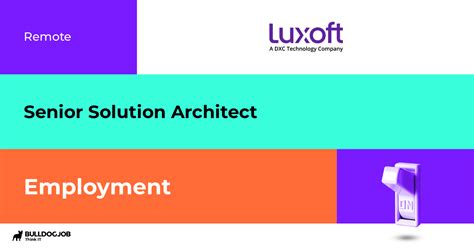Senior Solution Architect Remote Luxoft Dxc