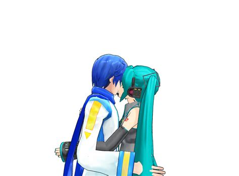 Kaito X Miku Kissing By Jackfrost Lcda On Deviantart
