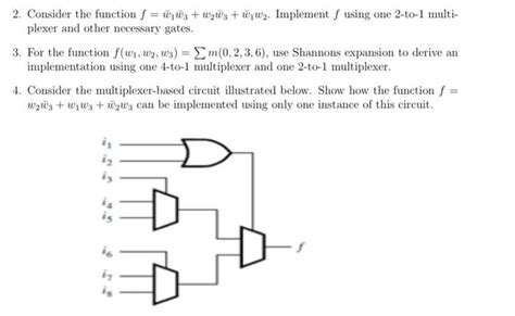 Solved 2 Consider The Function Fwˉ1wˉ3w2wˉ3wˉ1w2