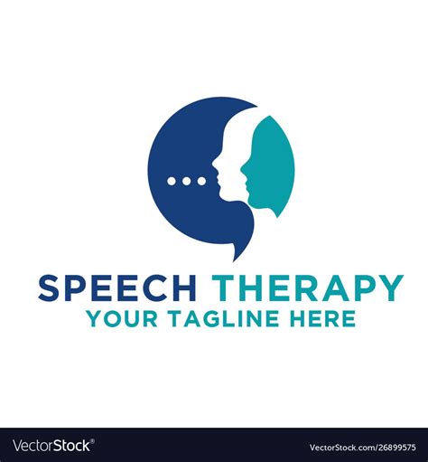Speech Theraphy Royalty Free Vector Image Vectorstock
