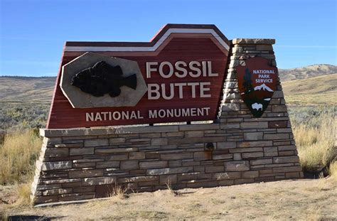 Fossil Butte National Monument In Wyoming Americas Aquarium