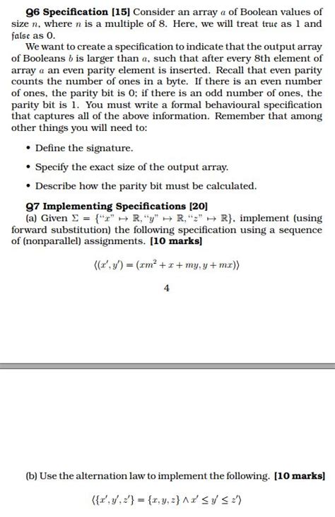 Solved Q6 ﻿specification 15 ﻿consider An Array A ﻿of