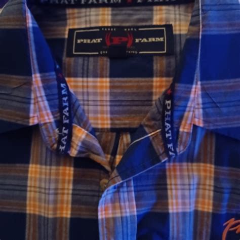 Phat Farm Shirts Vintage Phat Farm New York Quality Clothing Fannel Short Leave Throwback