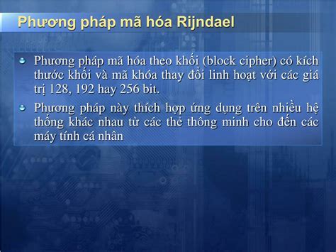 ppt chủ đề 4 data encryption standard và advanced encryption