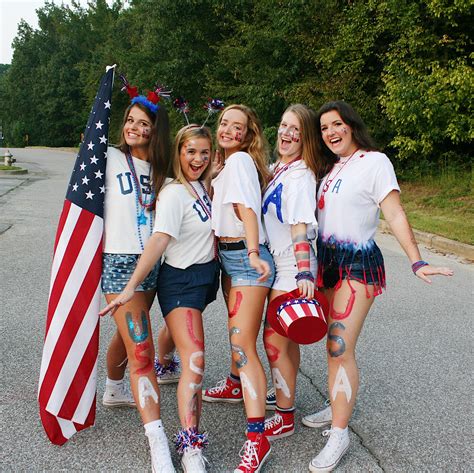Usa Night High School Football Game Theme Football Game Outfit