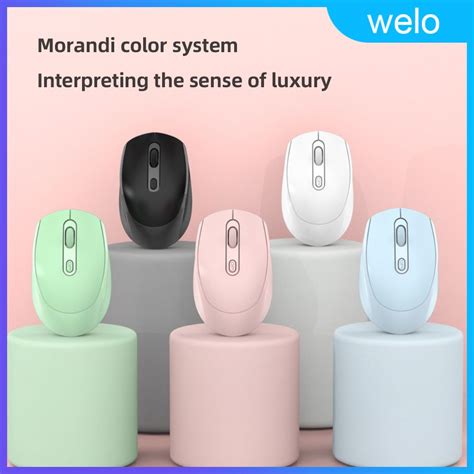 Macaron Rechargeable Wireless Mouse Bluetooth Mouse Computer Ergonomic Mini Usb Three Mode Mouse