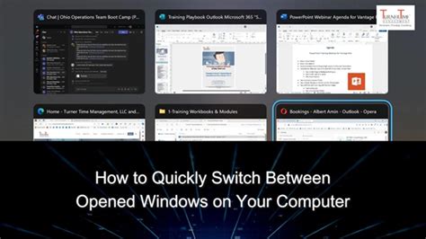 how to quickly switch between opened windows on your computer turner