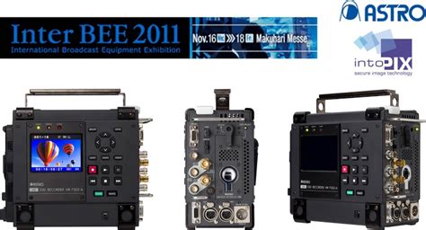 astrodesign new 4k codec system powered by intopix jpeg 2000 technology live production tv