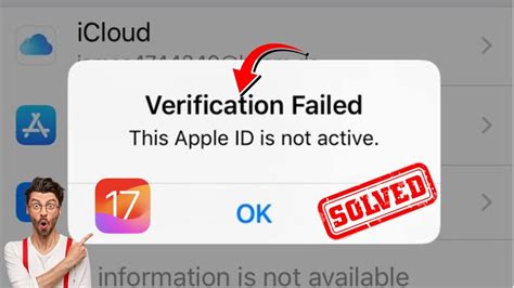 Verification Failed Cannot Verify Identity This Apple ID Is Not Active IOS YouTube