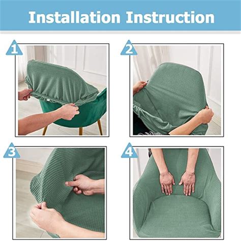 Badu Bg 1 6бр Поларен флис плат с висока подлакътница Еластичен разтеглив калъф за трапезни