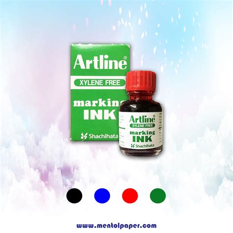 Artline Esk 20 Permanent Marker Marking Refill Ink 20ml Mentol Paper